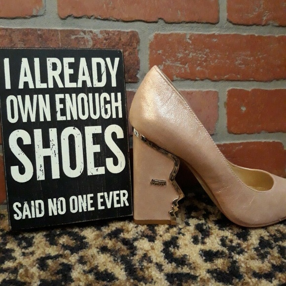 Katy Perry Collections | Shoes | Katy Perry Celina Face In High Heel Pump Sparkle | Poshmark